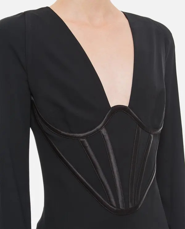 Versace Bodycon Corset Mini Dress