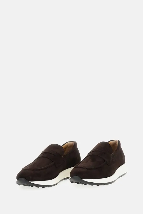 TOD'S Pashmy Suede Loafer-sneakers