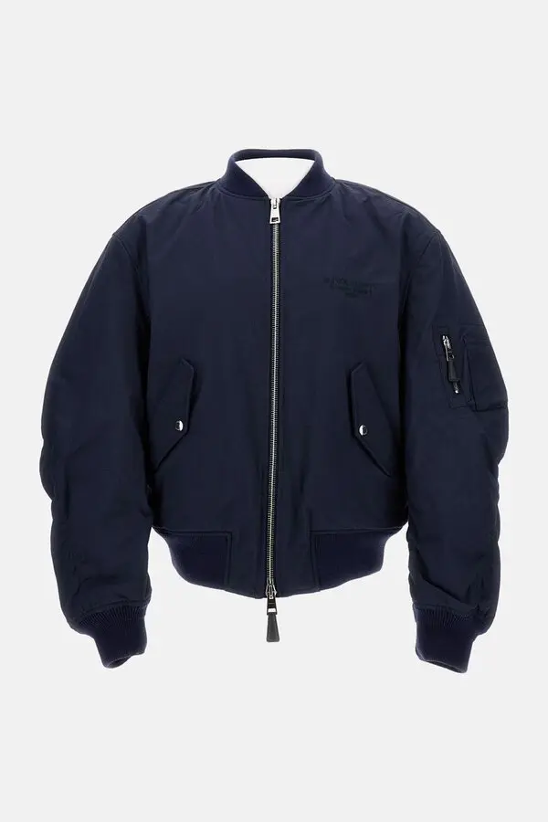 Givenchy Cotton Blend Bomber Jacket - Multicolor