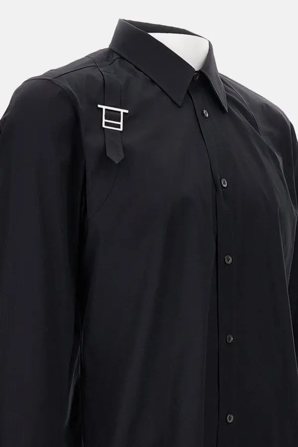 Alexander McQueen Silver Buckle Shirt