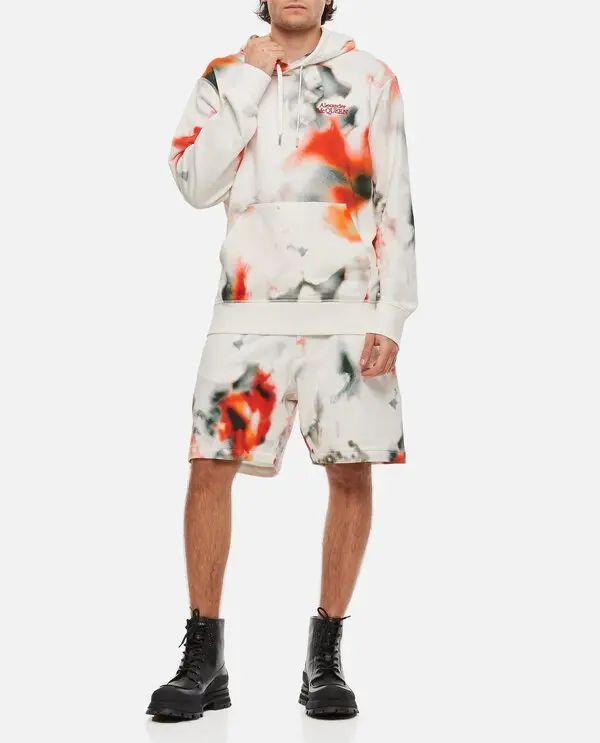 Alexander McQueen Printed Cotton Shorts