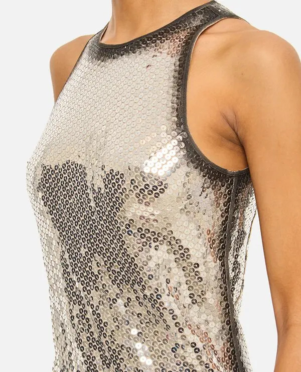 Attico Sequined Mini Dress - Multicolor
