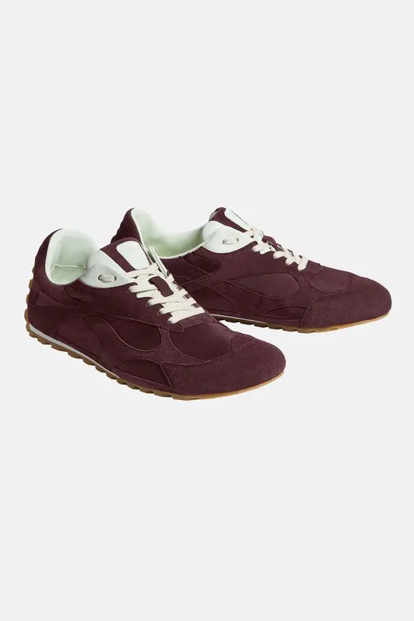 Bottega Veneta Orbit Flash Suede And Nylon Sneakers - Multicolor