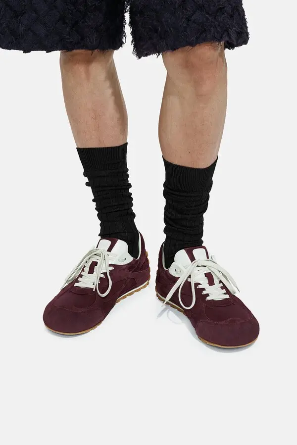 Bottega Veneta Orbit Flash Suede And Nylon Sneakers - Multicolor