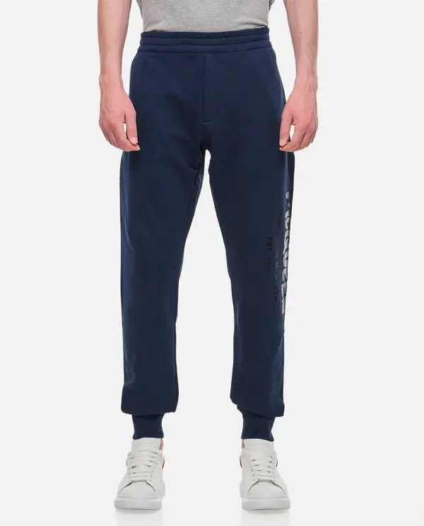 Alexander McQueen Cotton 'graffiti' Jogging Pants