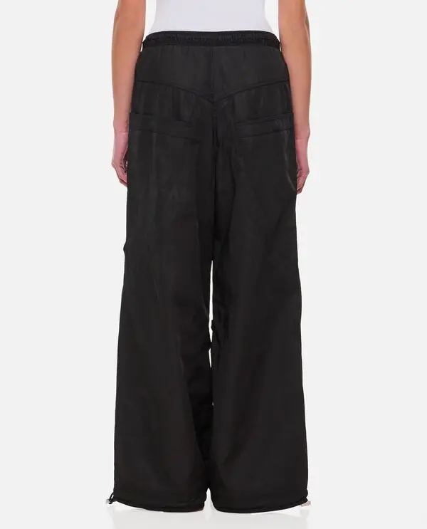 Attico Nylon Wide Leg Trousers