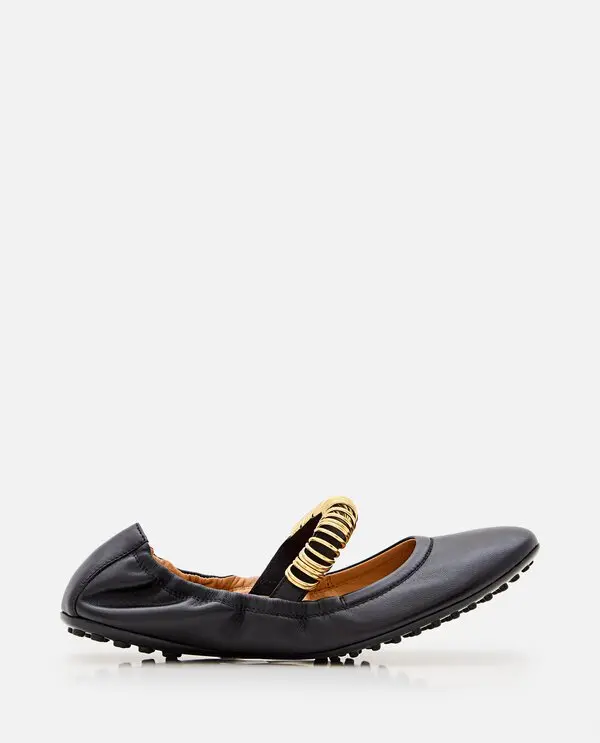 TOD'S Dee Band Ballerinas With Metal Rings - Multicolor