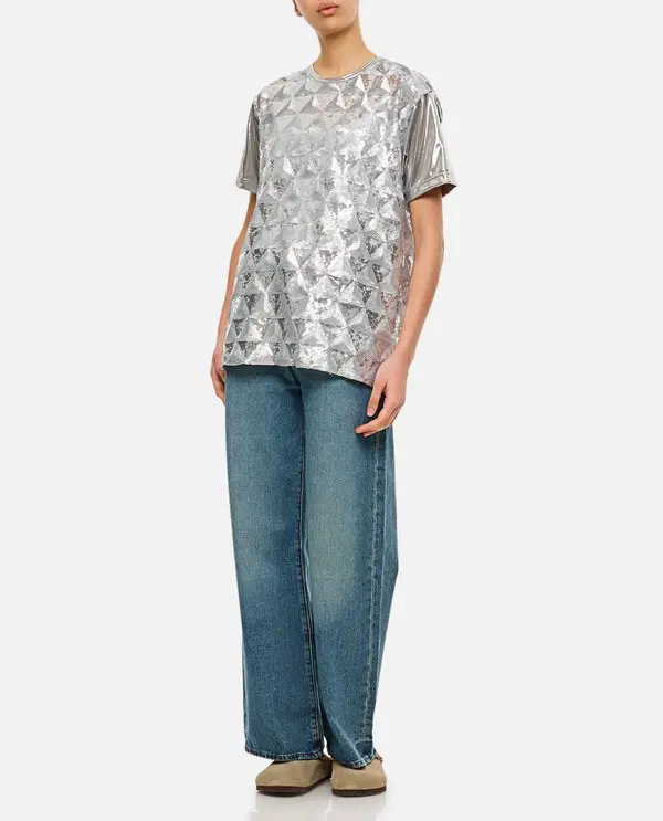 Junya Watanabe Sequined Crewneck T-shirt