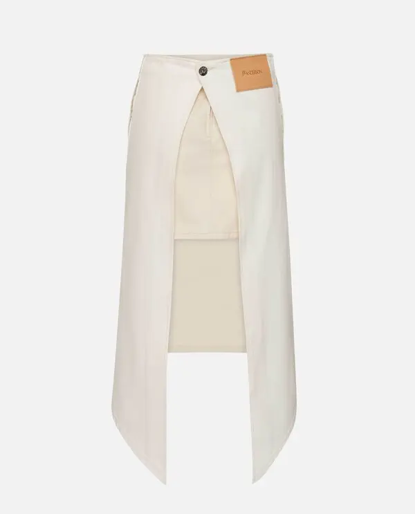JW Anderson Layered Midi Skirt - Multicolor