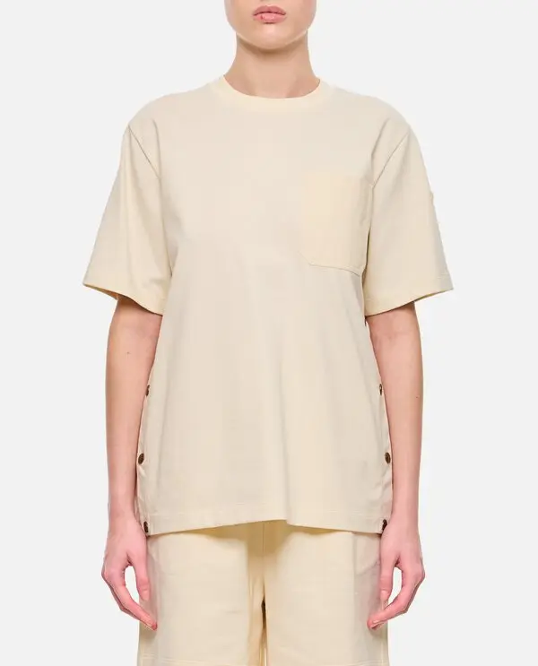 Moncler Crewneck T-shirt With Logo Patch