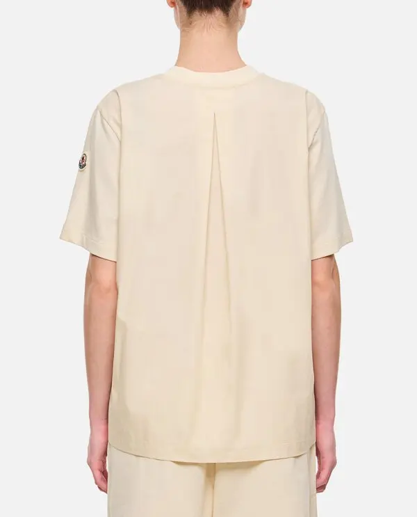 Moncler Crewneck T-shirt With Logo Patch