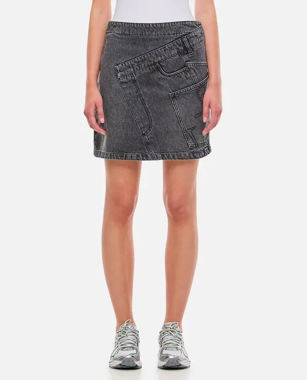 JW Anderson Twisted Denim Skirt