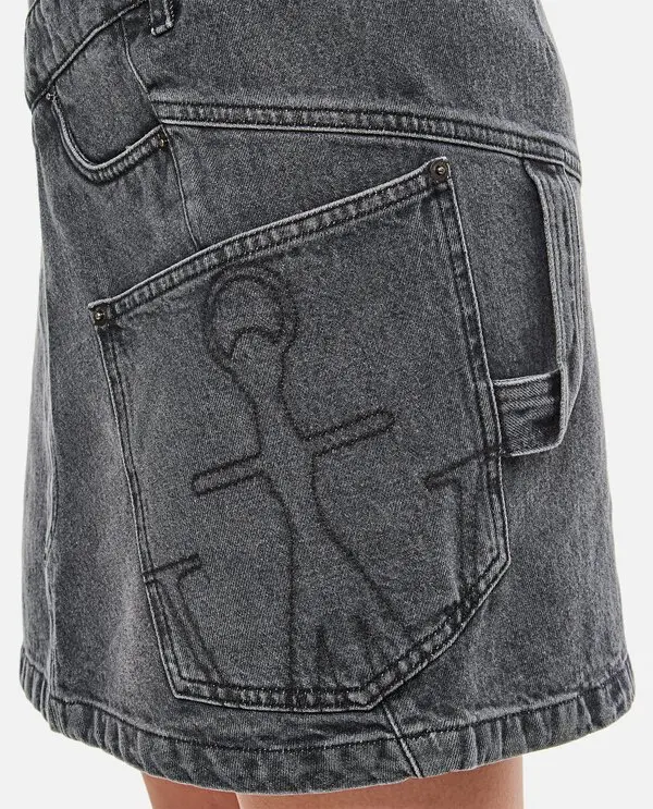 JW Anderson Twisted Denim Skirt