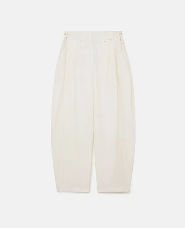 Stella McCartney Pleated Wide Leg Trousers - Multicolor