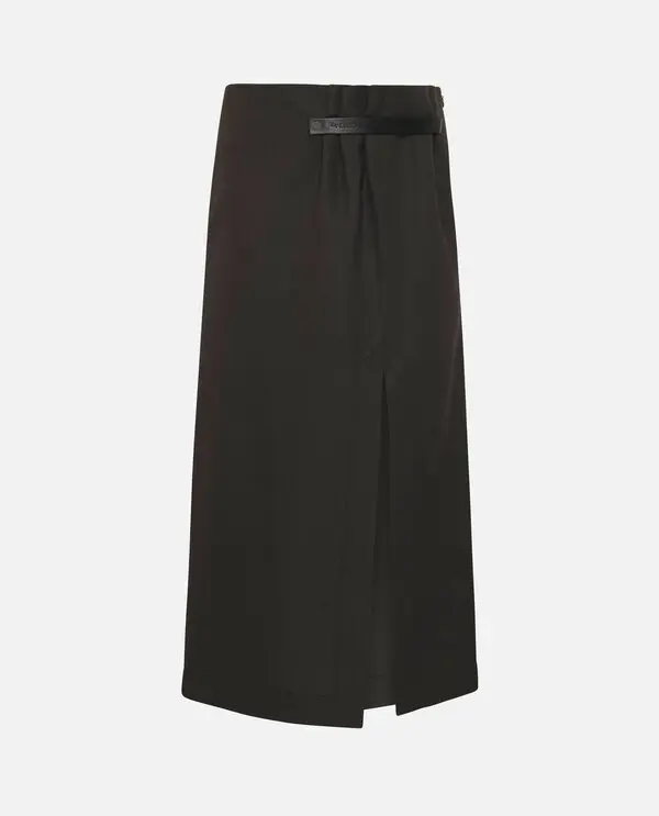 JW Anderson Long Skirt With Strap Detail And Slit