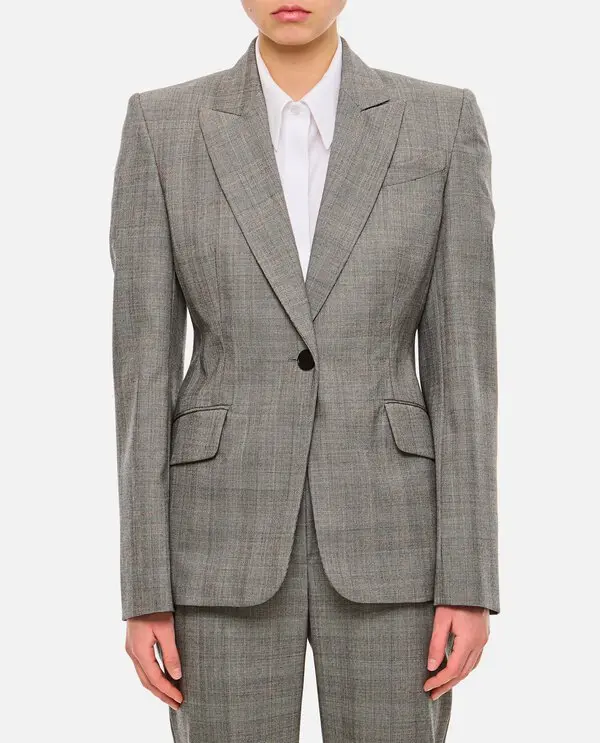 Alexander McQueen Single Breasted Blazer