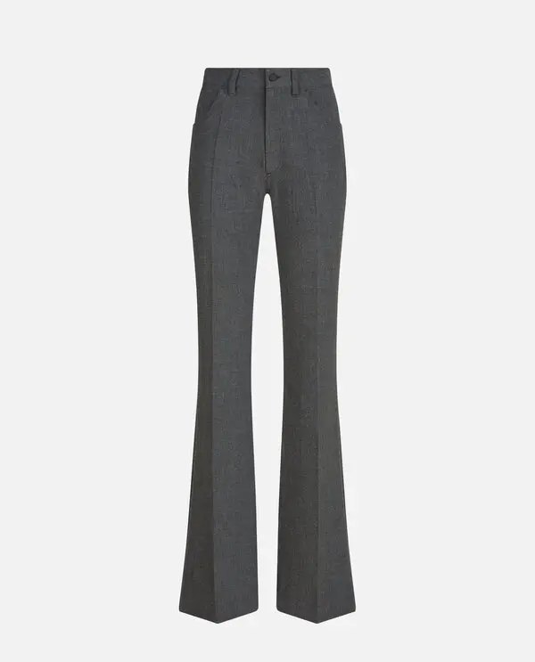 Attico Long Flare Pants - Multicolor