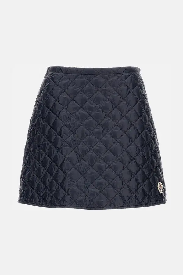 Moncler Flared Skirt With Logo Detail