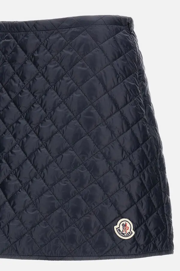 Moncler Flared Skirt With Logo Detail
