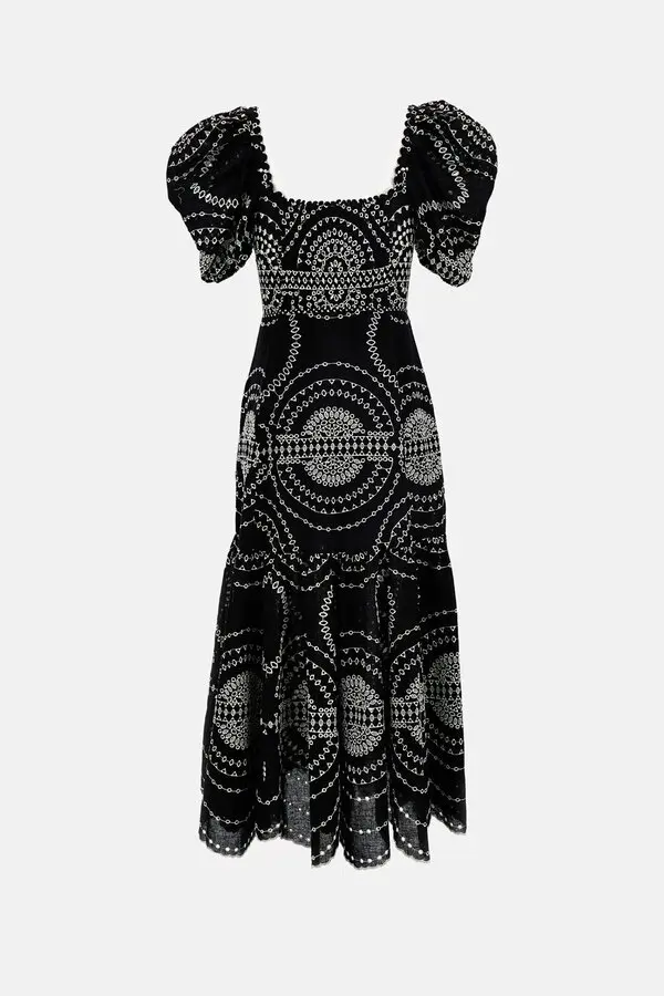 Charo Ruiz Ibiza Kaysa Embroidered Dress