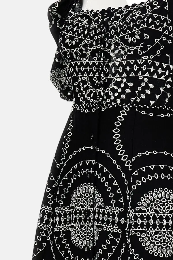 Charo Ruiz Ibiza Kaysa Embroidered Dress
