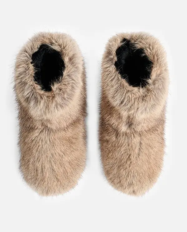 STAND STUDIO Zoe Faux Fur Ankle Boots