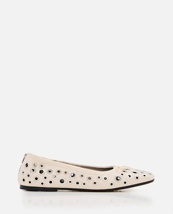 GOLDEN GOOSE Ballerina Flats With Perforated Detailing - Multicolor