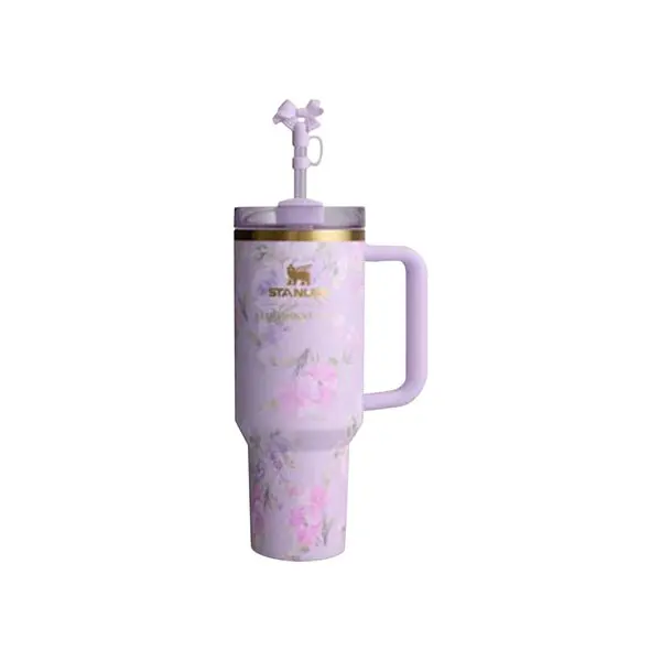 STANLEY 1913 X Loveshackfancy Flowstate Quencher 40oz Tumbler - Purple