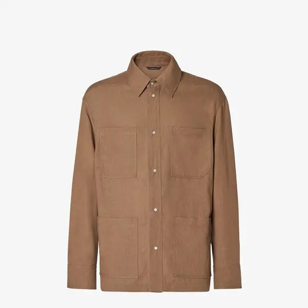 Fendi Linen Blouson Jacket