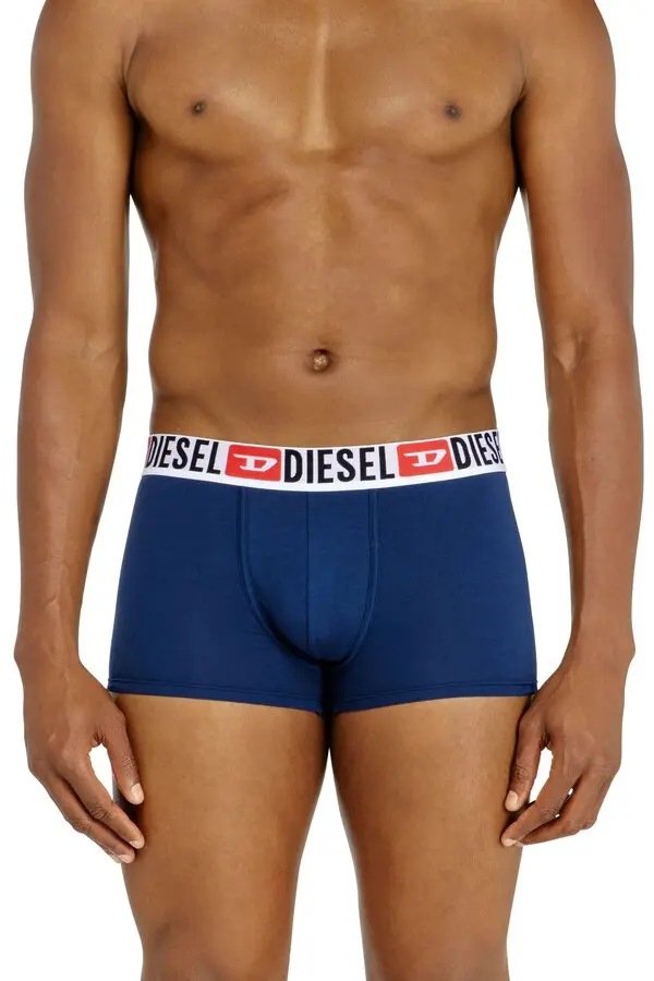 DIESEL® Three-pack Of All-over Logo Waist Boxers - Multicolor