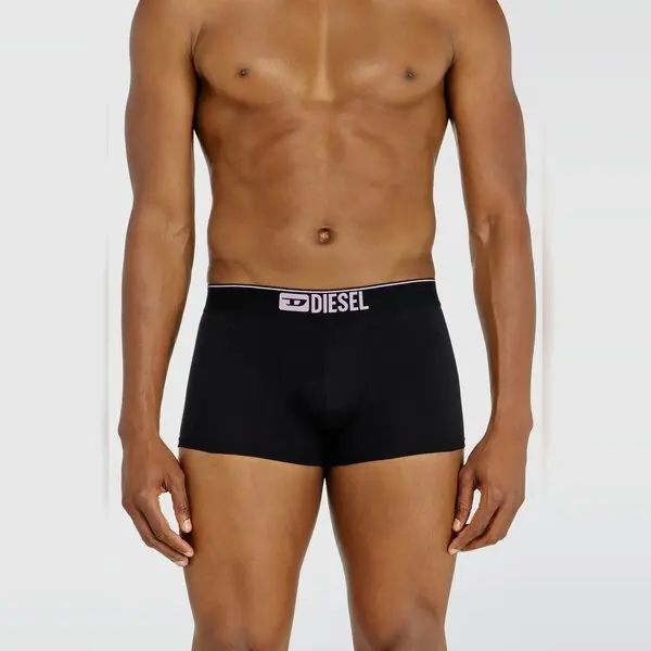 DIESEL® Three-pack Of Plain Boxer Briefs - Black