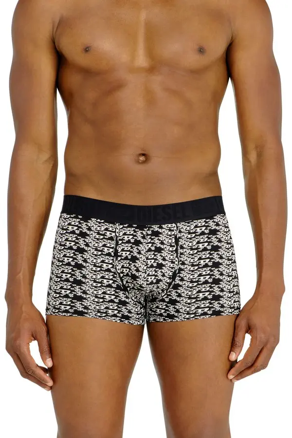 DIESEL® Set Of Three Stretch Cotton Trunks With All-over Print - Multicolor