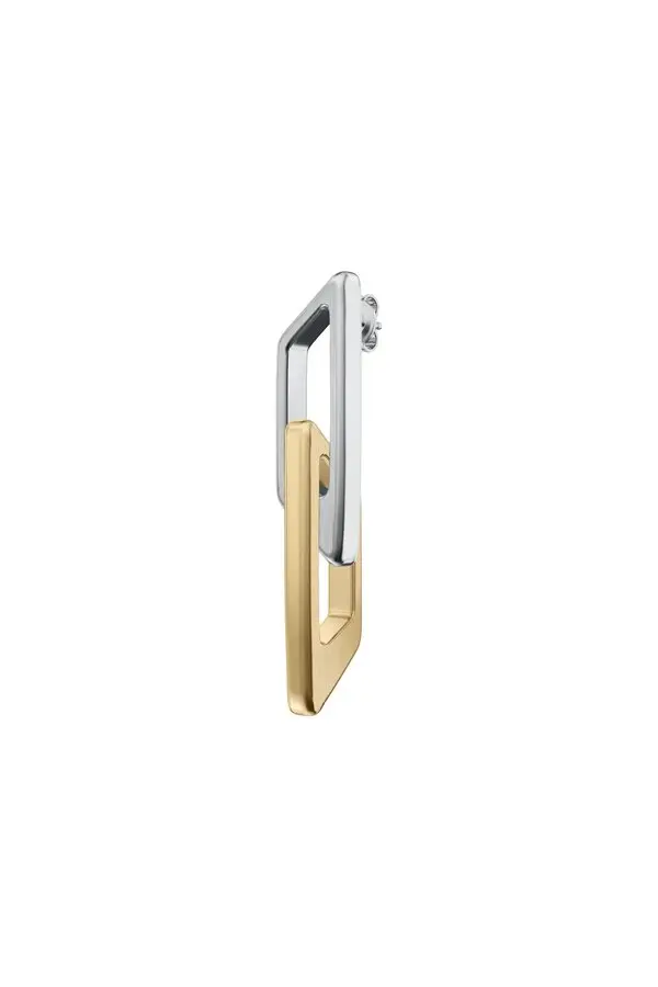 DIESEL® Two-tone Drop Earring - Silver