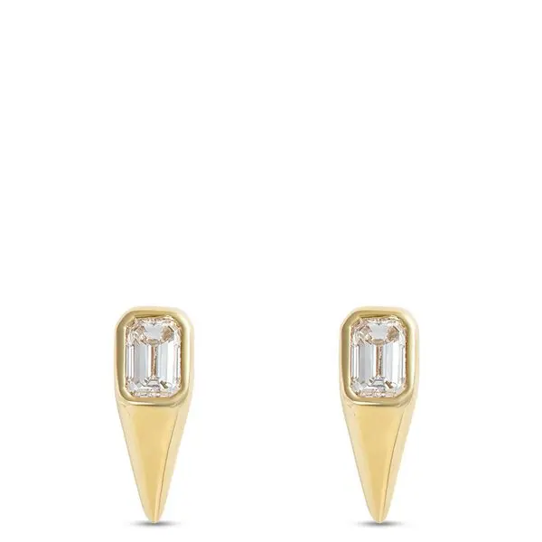Benbridge Teardrop Diamond Stud Earrings, 0.32 Ctw, 14k Yellow Gold - Yg