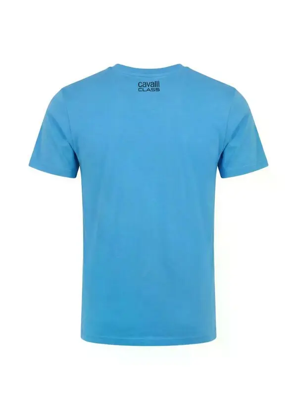 Roberto Cavalli Tiger-print Logo-print T-shirt