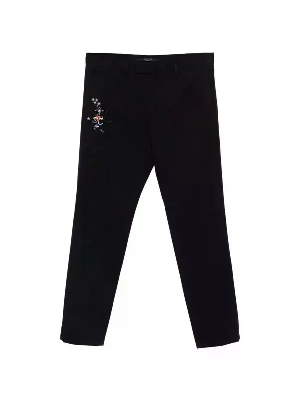Valentino Garavani Beaded Embroidery Tailored Trousers - Black