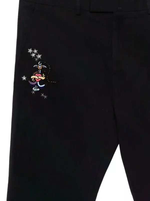 Valentino Garavani Beaded Embroidery Tailored Trousers