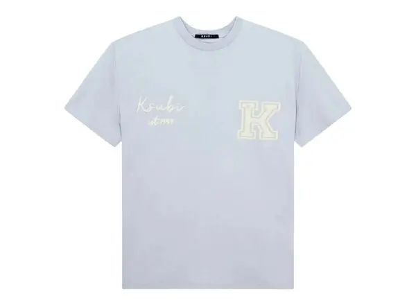 Ksubi Salud Biggie Blue Short Sleeve Tee Shirt
