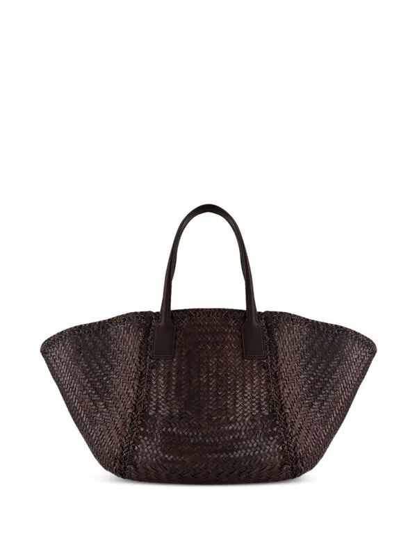 Dragon Diffusion Woven Top Handle Bag