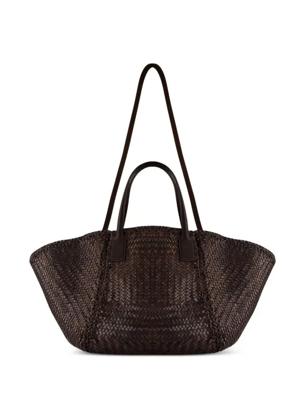 Dragon Diffusion Woven Top Handle Bag - Multicolor