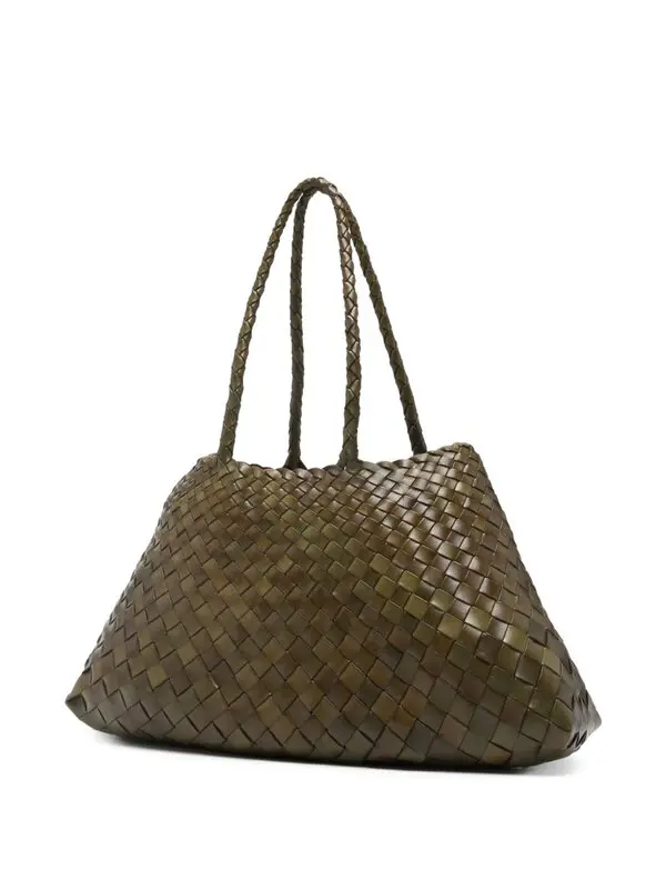 Dragon Diffusion Woven Top Handle Bag
