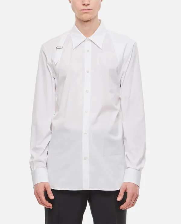Alexander McQueen Harness Cotton Shirt - Multicolor