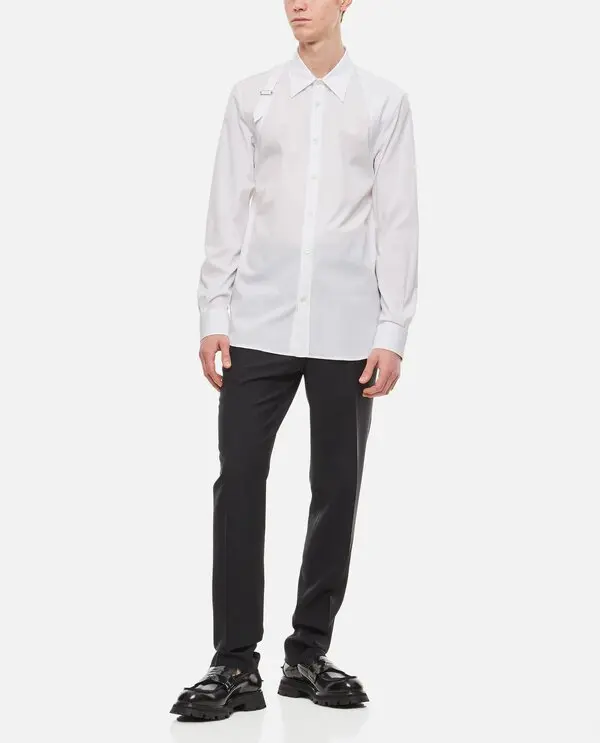 Alexander McQueen Harness Cotton Shirt - Multicolor