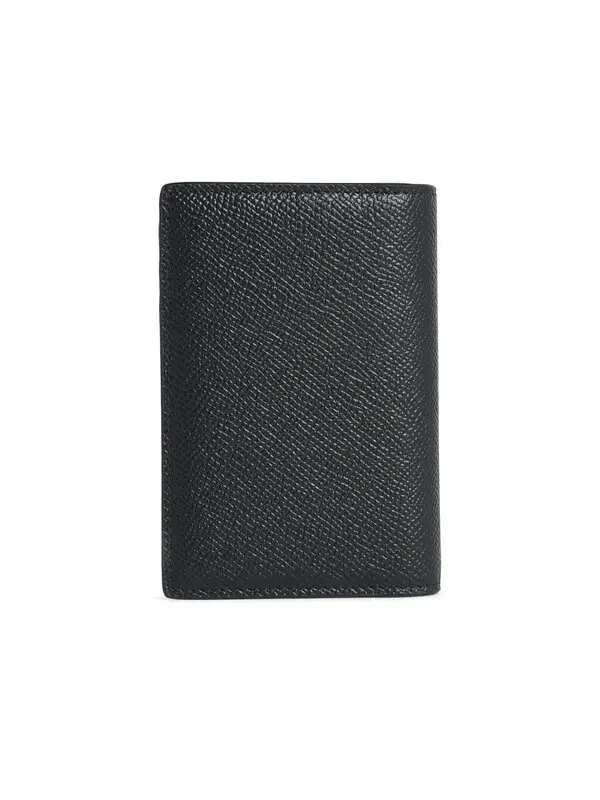 Dolce & Gabbana Fold' Dauphine Leather Card Holder