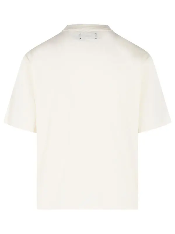 Amiri South Cali' Ivory Cotton T-shirt - Cream