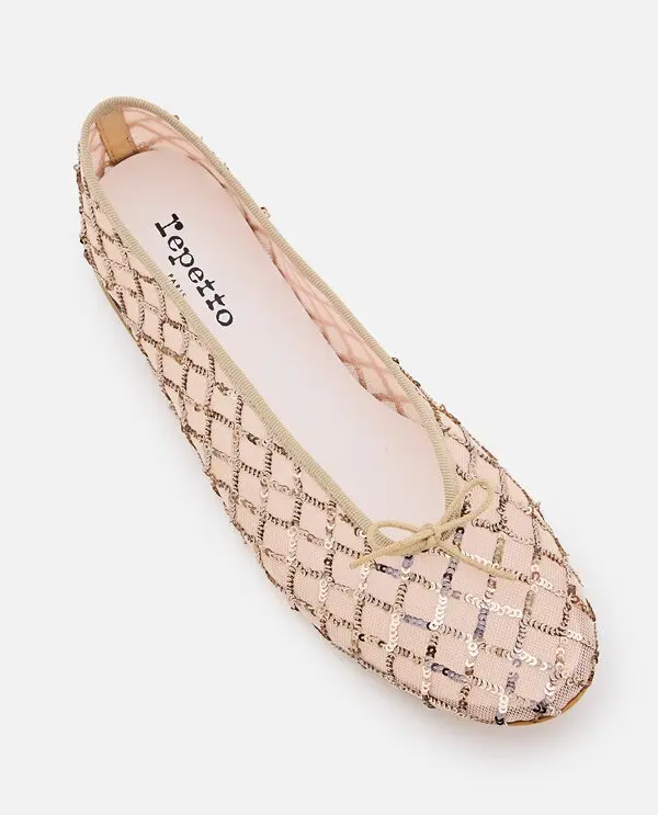 Repetto Ballerina Flats With Sequins