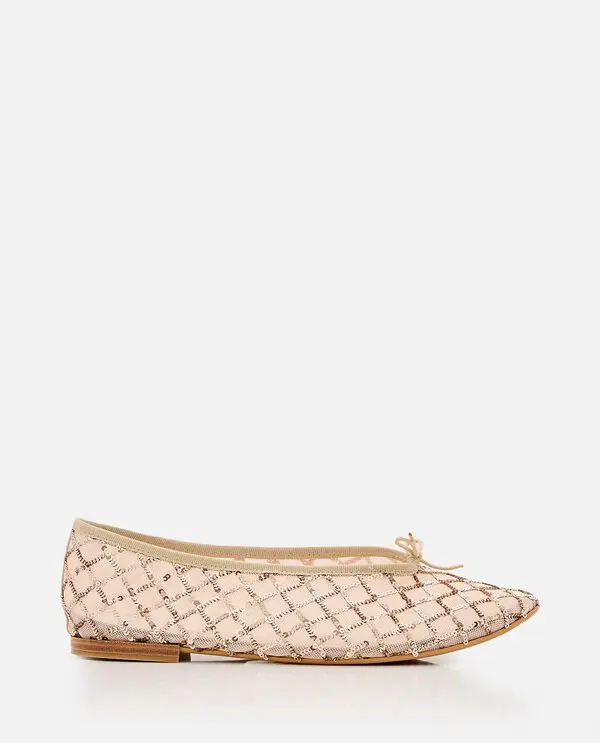 Repetto Ballerina Flats With Sequins - Multicolor
