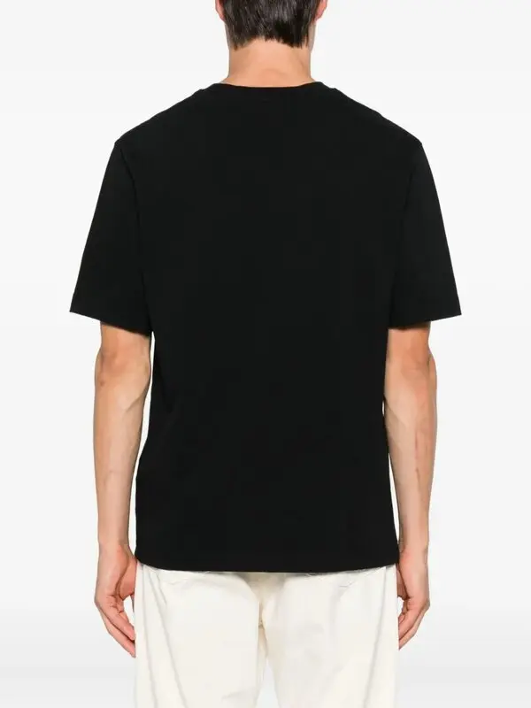 Jacquemus Le T-shirt Gros Grain In Cotton - Black