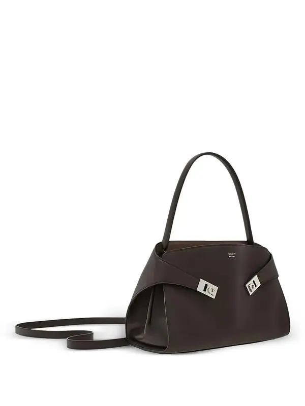 FERRAGAMO Hug Soft Medium Shoulder Bag - Brown