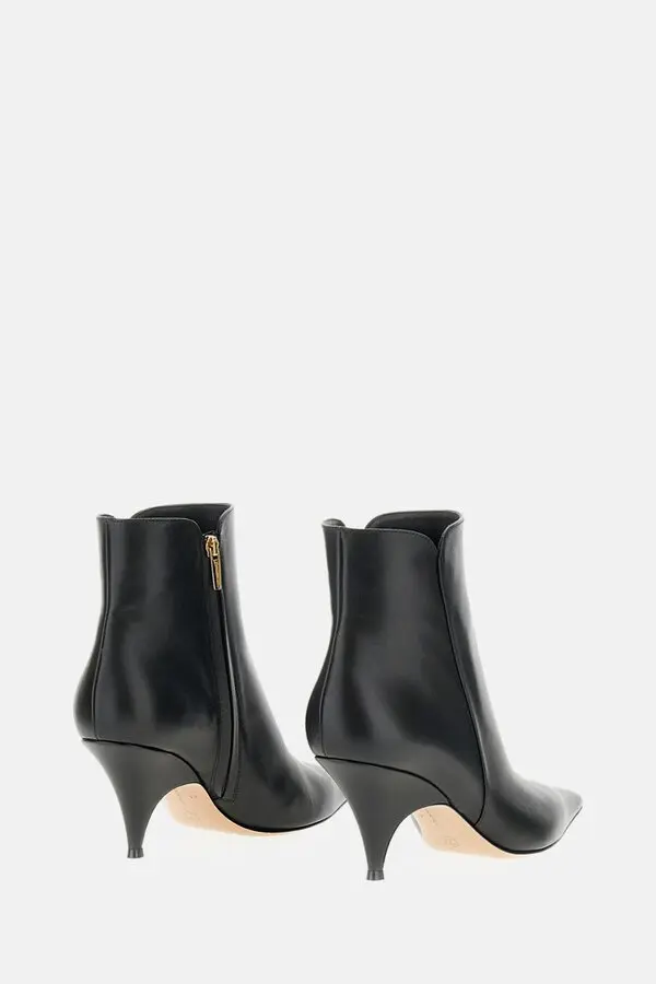 GIANVITO ROSSI Vitello Glove Ankle Boots - Multicolor